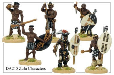 Zulu Characters (DA215) – Casting Room Miniatures