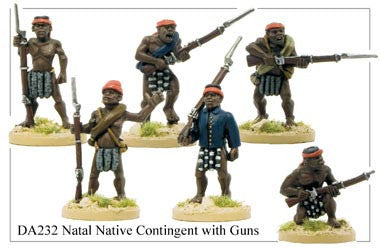 Natal Native Contingent with Guns (DA232) – Casting Room Miniatures