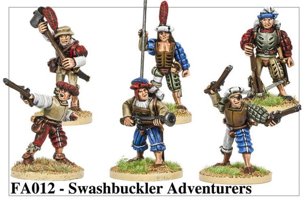 Swashbuckler Adventurers (FA012) – Casting Room Miniatures