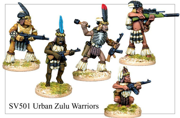 Zulu Warriors (SV501) – Casting Room Miniatures