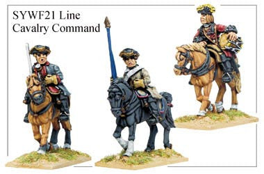 Line Cavalry Command (SYWF021) – Casting Room Miniatures