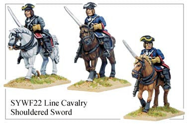 Line Cavalry with Shouldered Sword (SYWF022) – Casting Room Miniatures